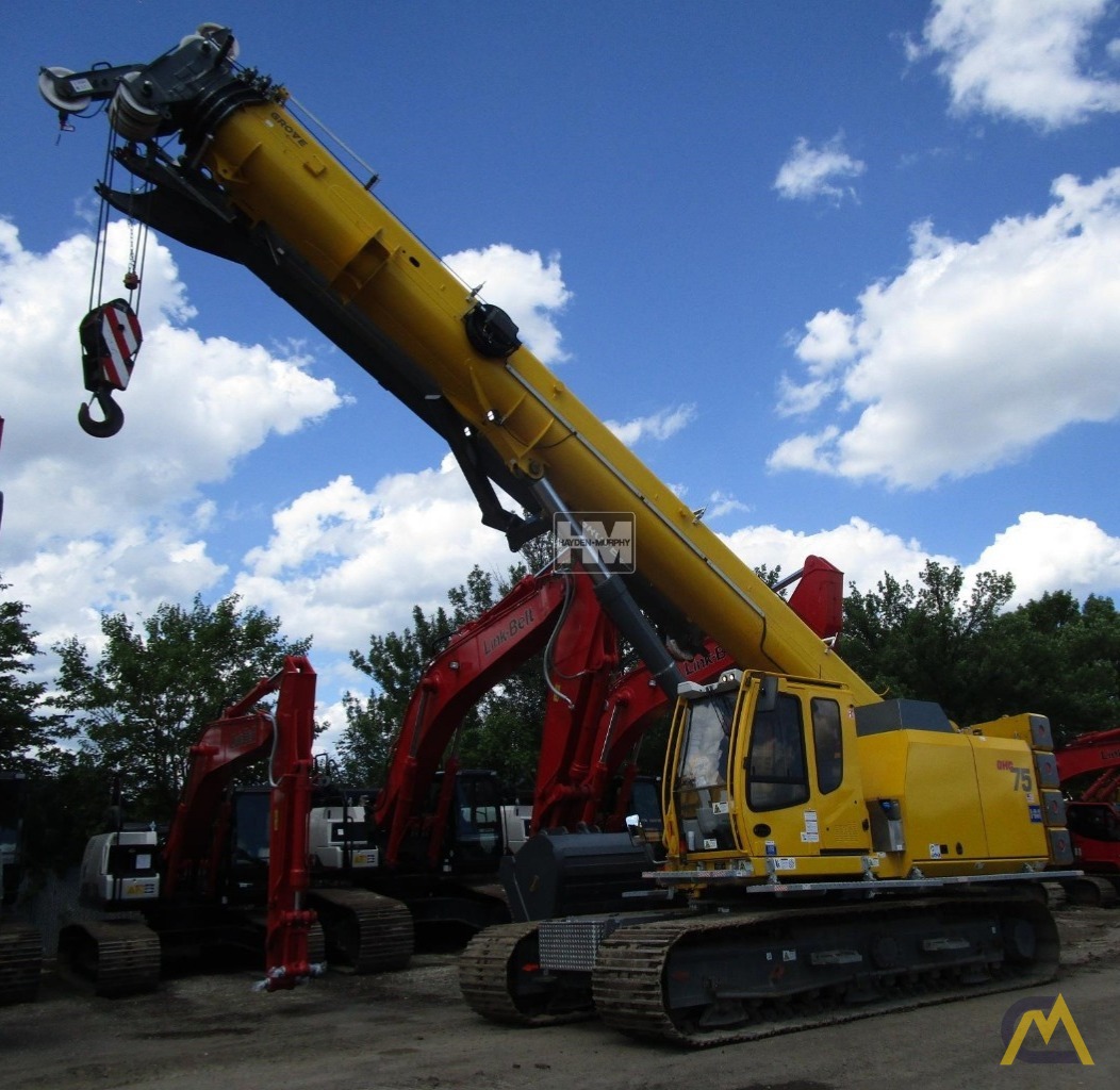 Grove GHC75 75-Ton Telescopic Boom Crawler Crane For Sale or Rent ...