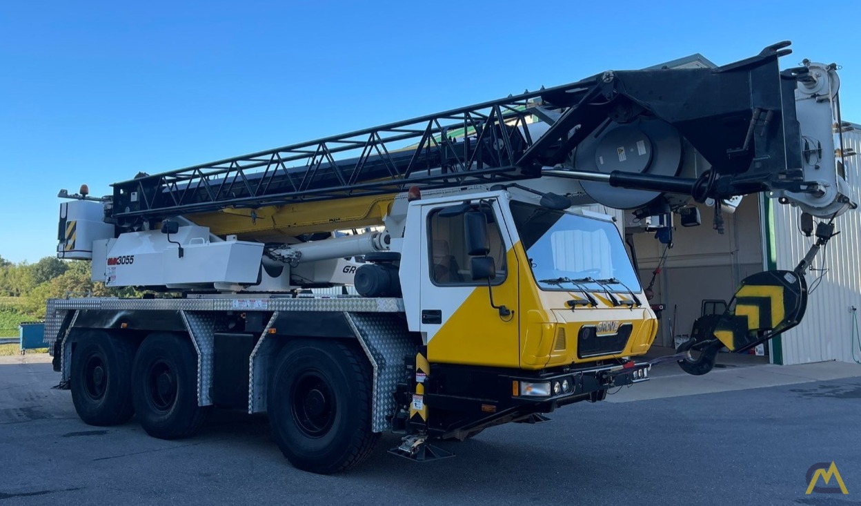 Grove GMK3055 60-Ton All Terrain Cranes For Sale Hoists & Material ...