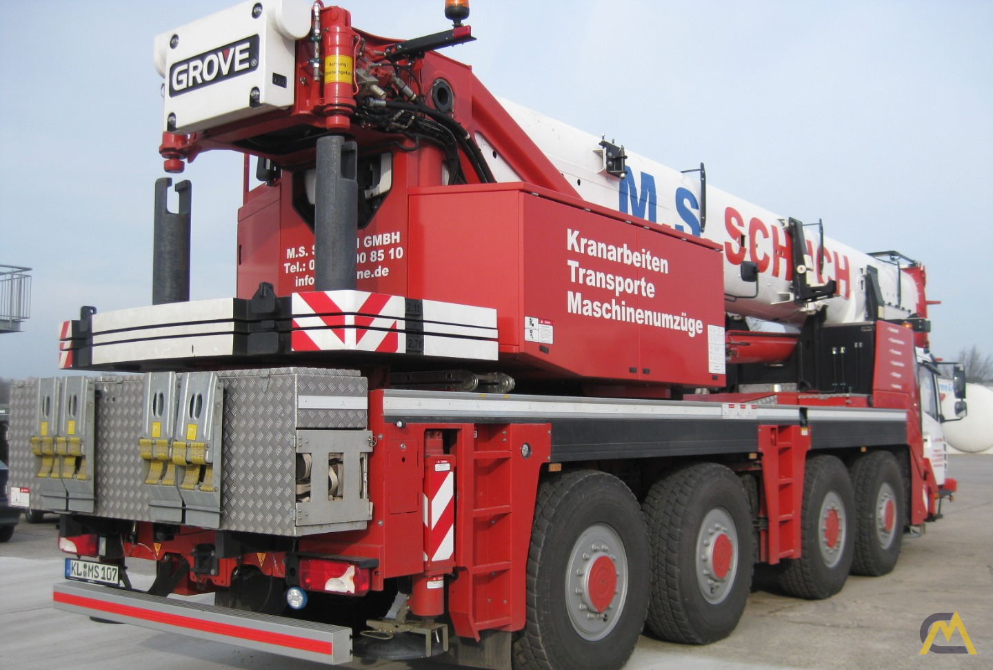 Grove GMK4115L 115-ton All Terrain Crane For Sale Hoists & Material ...