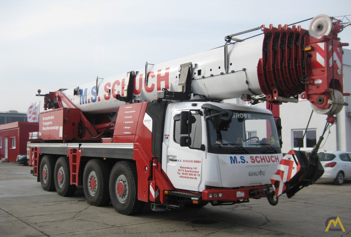 Grove GMK4115L 115-ton All Terrain Crane For Sale Hoists & Material ...
