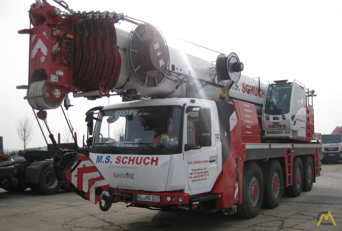 Grove GMK4115L 115-ton All Terrain Crane For Sale Hoists & Material ...