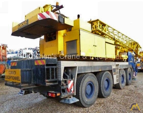 Grove GMK4100L 110-Ton All Terrain Crane For Sale Hoists & Material ...