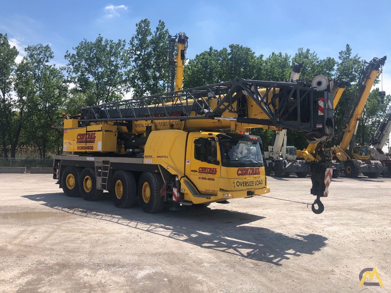 Grove GMK4115L 115-Ton All Terrain Crane For Sale Hoists & Material ...