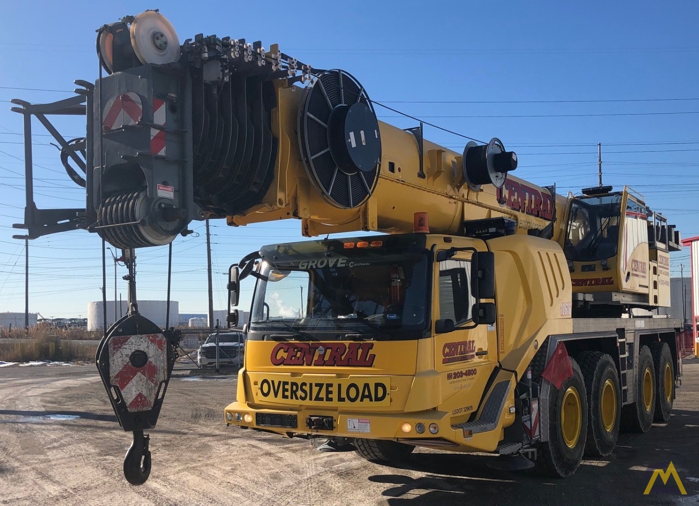 Grove GMK4115L 115-Ton All Terrain Crane For Sale Hoists & Material ...