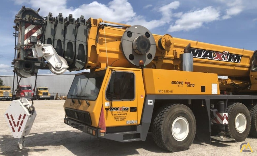 Grove GMK5210 210-ton All Terrain Crane For Sale Hoists & Material ...