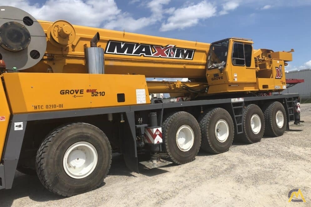 Grove GMK5210 210-ton All Terrain Crane For Sale Hoists & Material ...