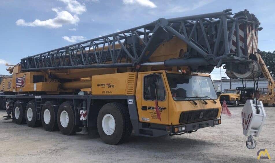 Grove GMK5210 210-ton All Terrain Crane For Sale Hoists & Material ...