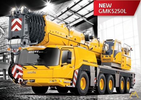Grove GMK5250L 300-Ton All Terrain Crane For Sale Hoists & Material ...