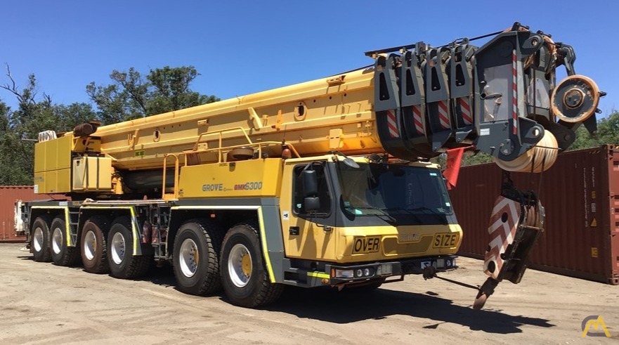 Grove GMK6300 All Terrain Mobile Crane For Sale Hoists & Material ...