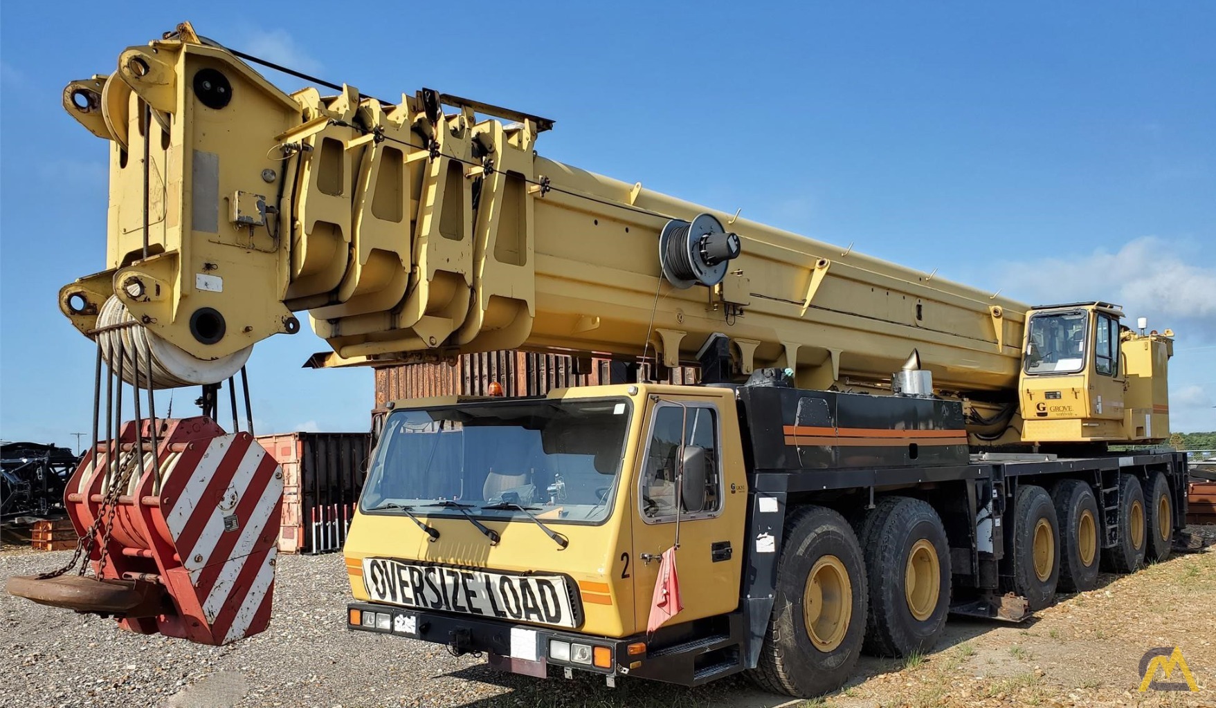 Grove GMK6300B 300 ton All Terrain Crane For Sale Hoists Material