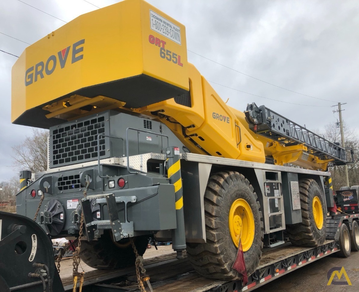 Grove GRT655L Rough Terrain Crane For Sale Hoists & Material Handlers ...