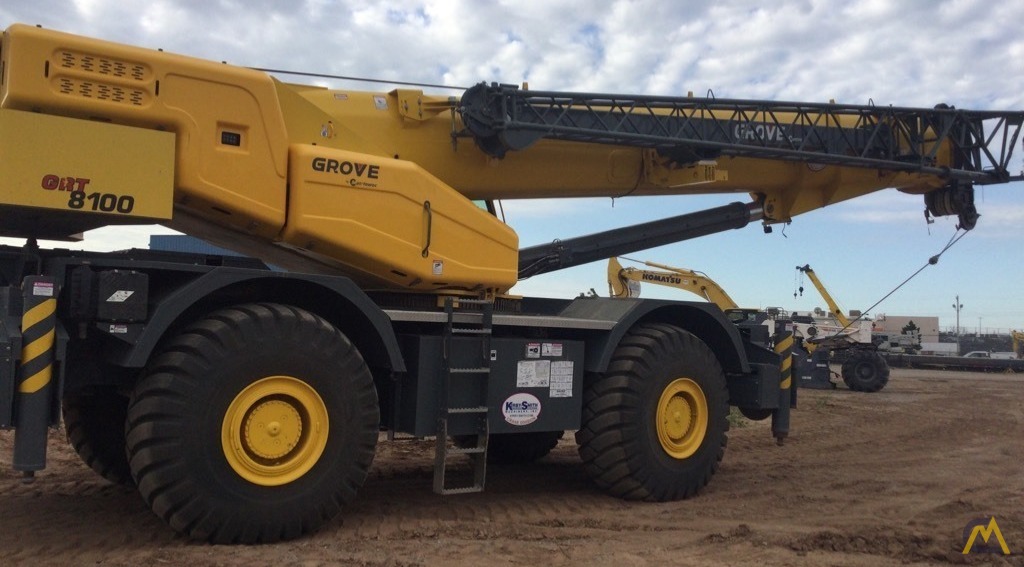 Grove GRT8100 100-ton Rough Terrain Crane For Sale Hoists & Material Handlers 31097 CraneMarket