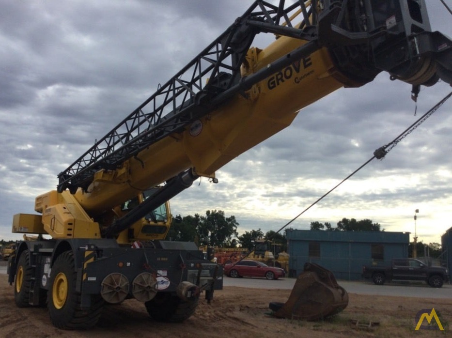 Grove GRT8100 100-ton Rough Terrain Crane For Sale Hoists & Material ...