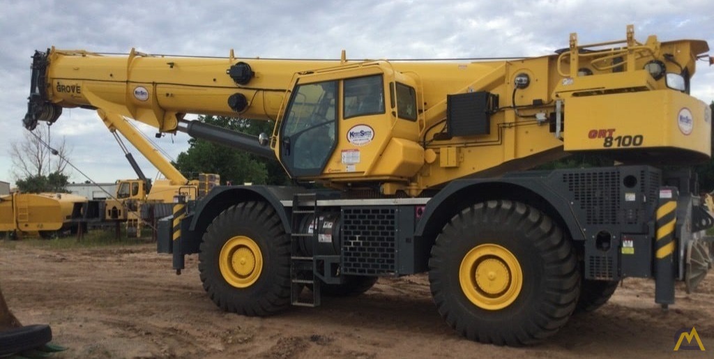 Grove GRT8100 100-ton Rough Terrain Crane For Sale Hoists & Material Handlers 31097 CraneMarket