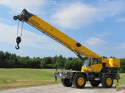 Grove RT540E 40-Ton Rough Terrain Crane For Sale Hoists & Material ...