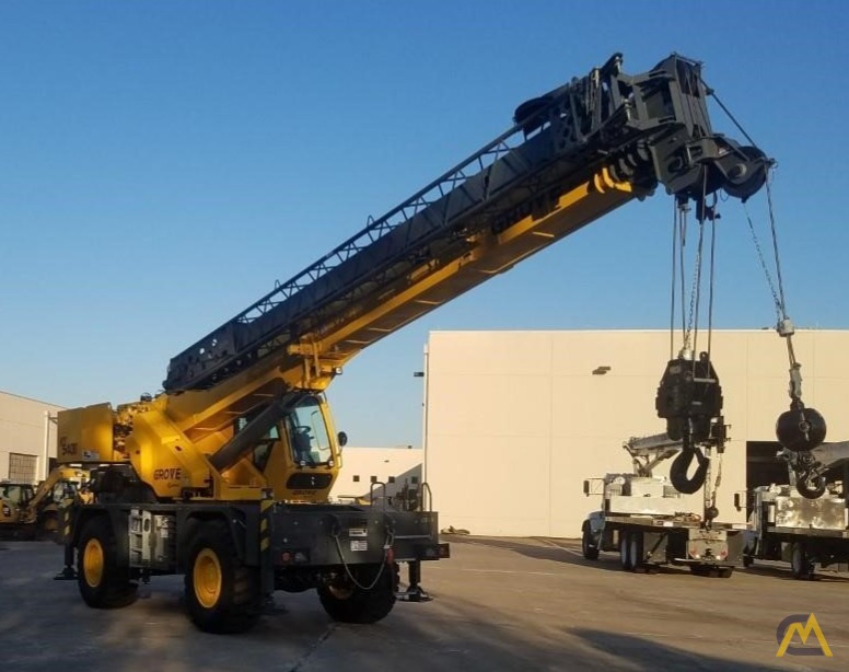 Grove RT540E 40-Ton Rough Terrain Crane For Sale Hoists & Material ...
