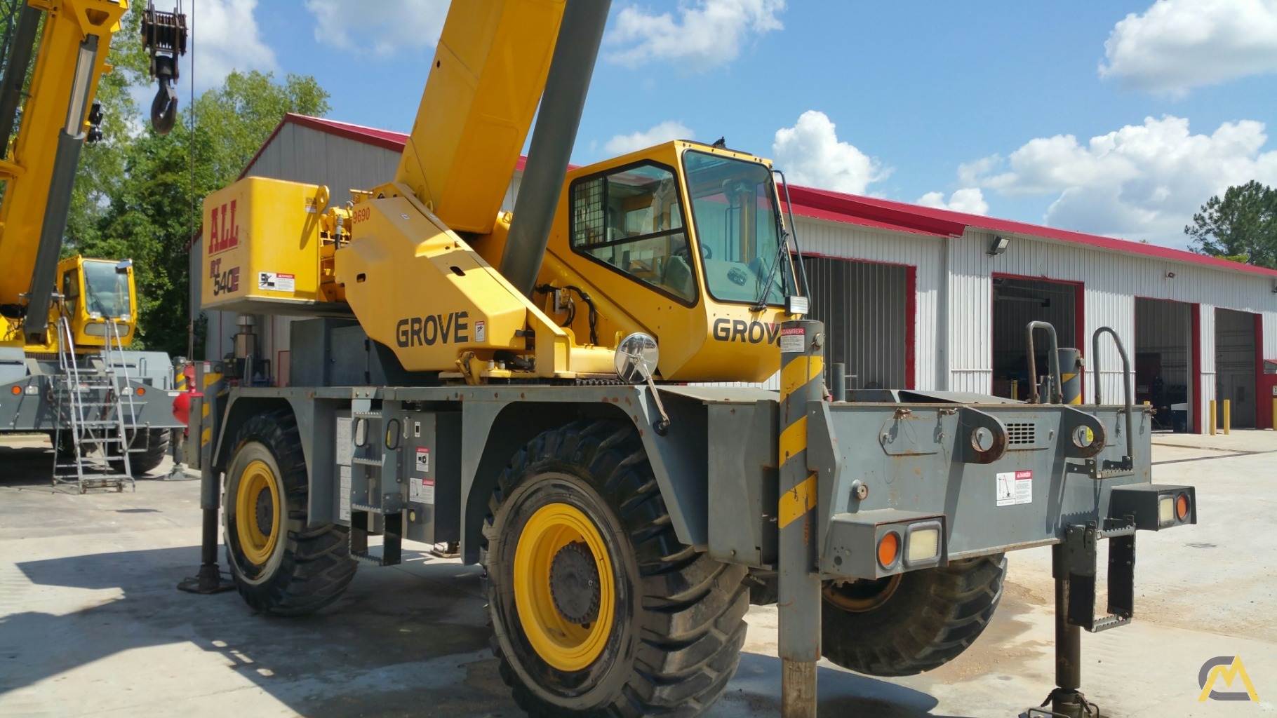 Grove RT540E 40-Ton Rough Terrain Crane For Sale Hoists & Material ...