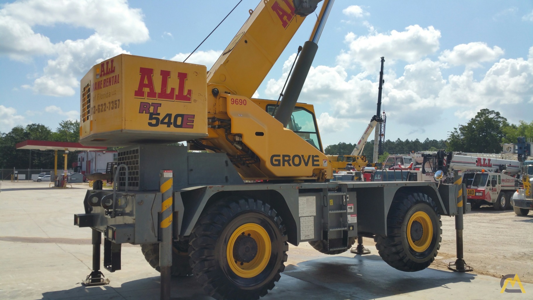 Grove RT540E 40-Ton Rough Terrain Crane For Sale Hoists & Material ...