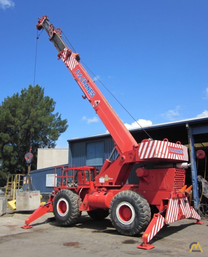 Grove RT58D 20-ton Down Cab Rough Terrain Crane For Sale Hoists ...