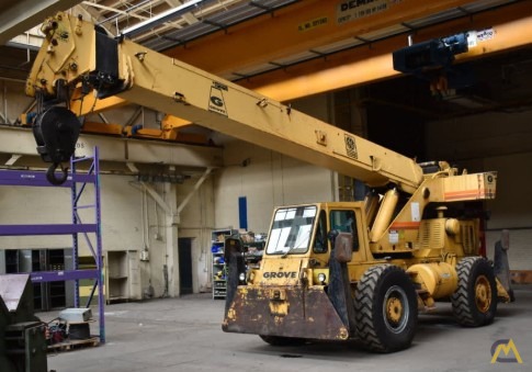 Grove RT58D 20-Ton Down Cab Rough Terrain Crane For Sale (Auction ...