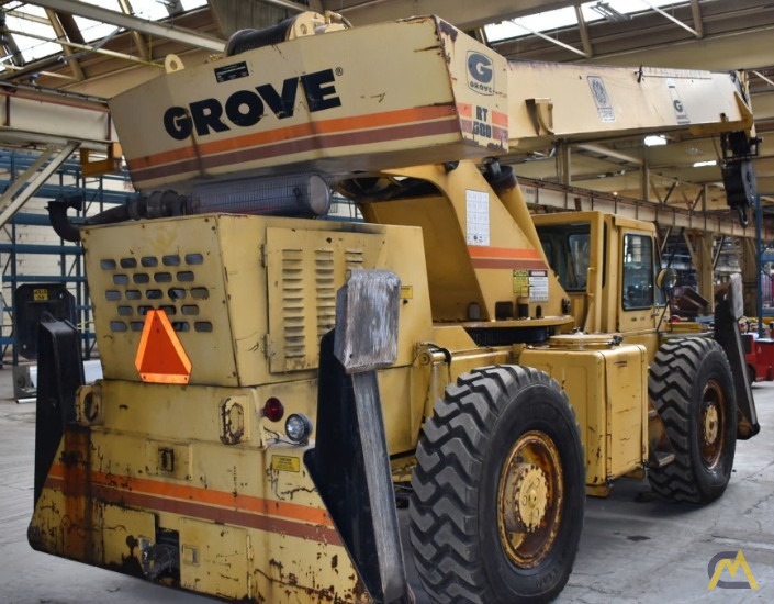Grove RT58D 20-Ton Down Cab Rough Terrain Crane For Sale (Auction ...
