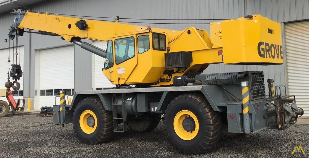 Grove RT600E 50-ton Rough Terrain Crane For Sale (Auction) Hoists ...