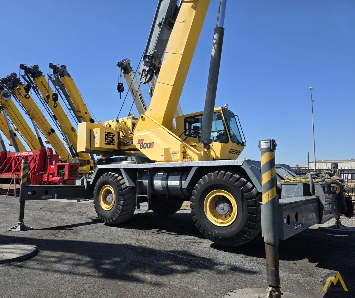 Grove RT600E Rough Terrain Crane For Sale Hoists & Material Handlers ...