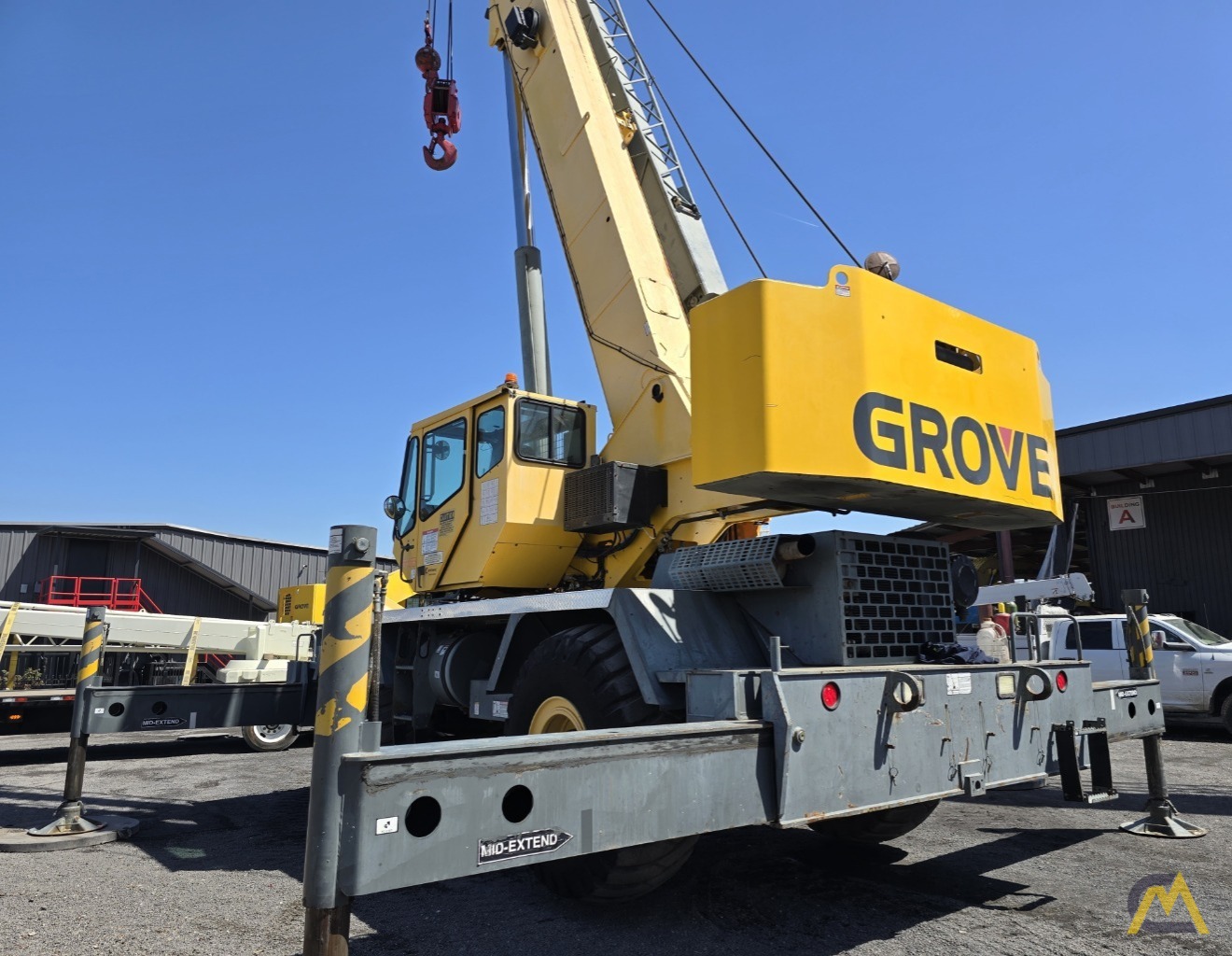 Grove RT600E Rough Terrain Crane For Sale Hoists & Material Handlers ...