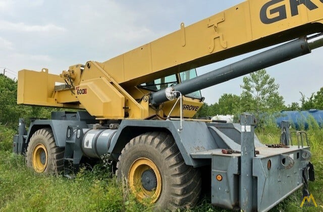 Grove RT600E Rough Terrain Crane Parts Machine For Sale Hoists ...