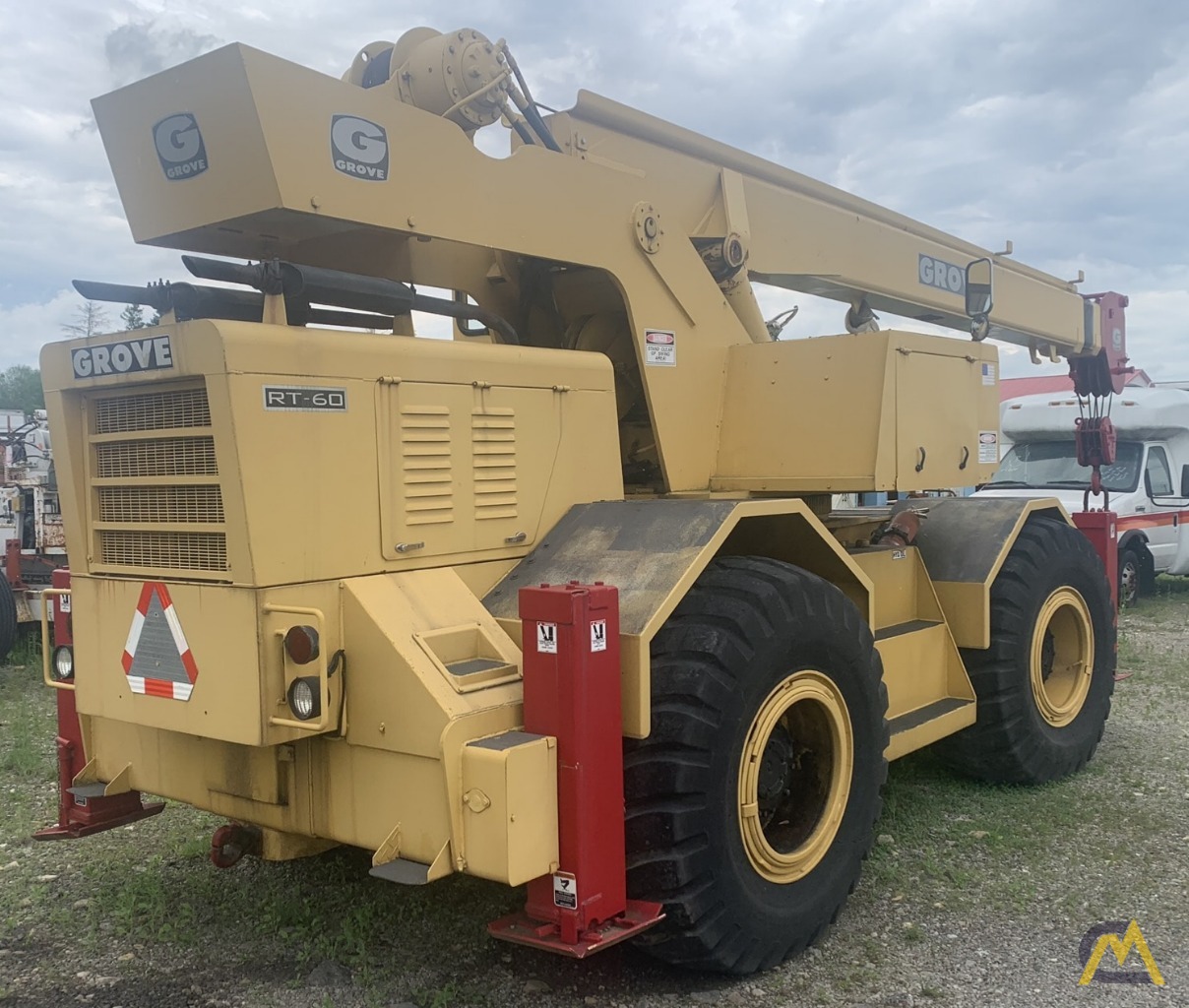 Grove RT60S 18-ton Rough Terrain Crane For Sale Hoists & Material ...