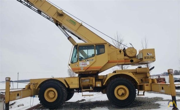 Grove RT635C 35-ton Rough Terrain Crane For Sale Hoists & Material ...