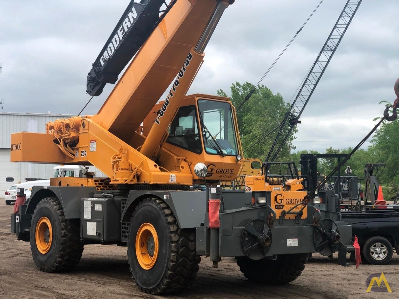 Grove RT635C 35-Ton Rough Terrain Crane For Sale Hoists & Material ...