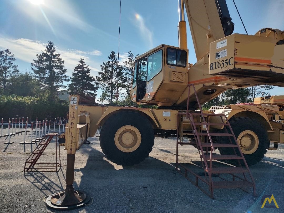 Grove RT635C 35-Ton Rough Terrain Crane For Sale Hoists & Material ...