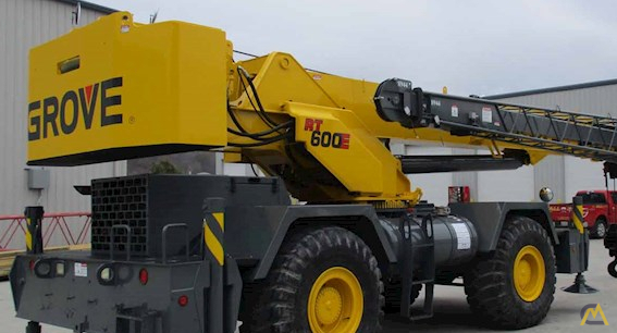 Grove RT650E 50-Ton Rough Terrain Crane For Sale Hoists & Material ...