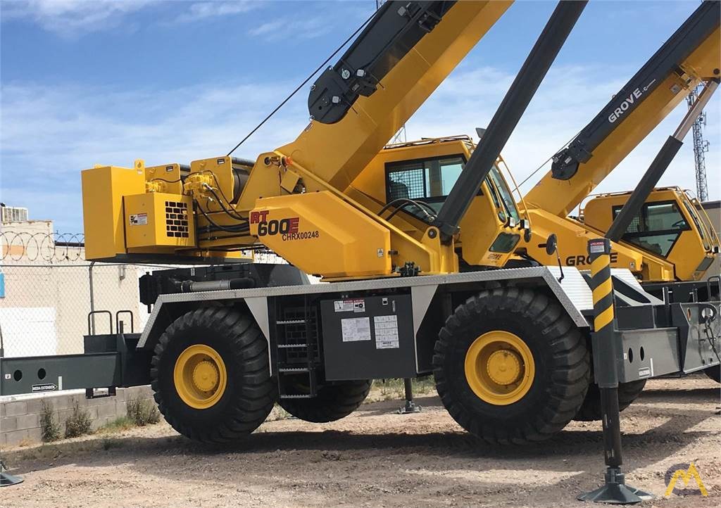 Grove RT650E 50-Ton Rough Terrain Crane For Sale Hoists & Material ...