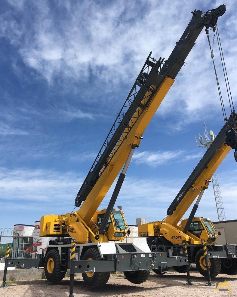 Grove RT650E 50-Ton Rough Terrain Crane For Sale Hoists & Material ...