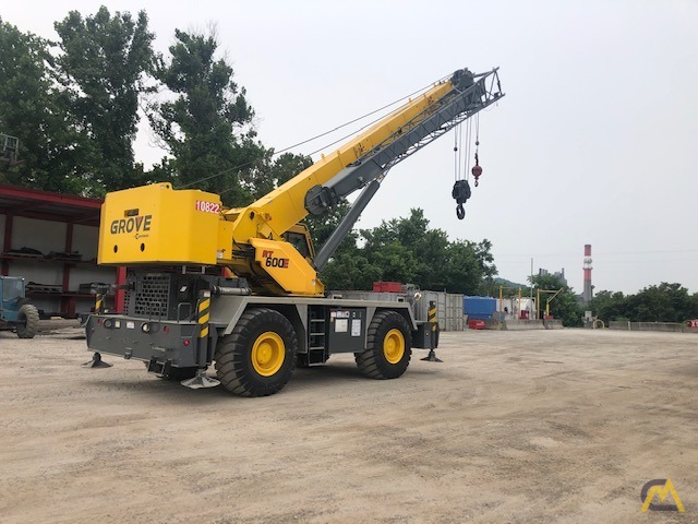 Grove RT650E-4 50-Ton Rough Terrain Crane For Sale Hoists & Material ...