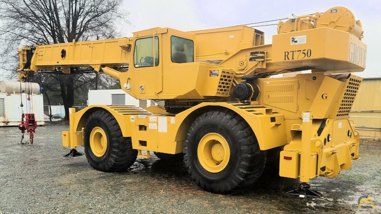 Grove RT750 50-ton Rough Terrain Crane For Sale Hoists & Material ...
