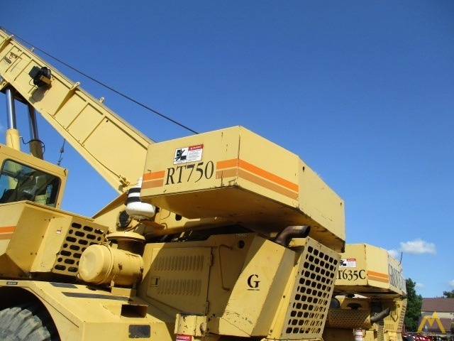 Grove RT750 50-ton Rough Terrain Crane For Sale Hoists & Material ...