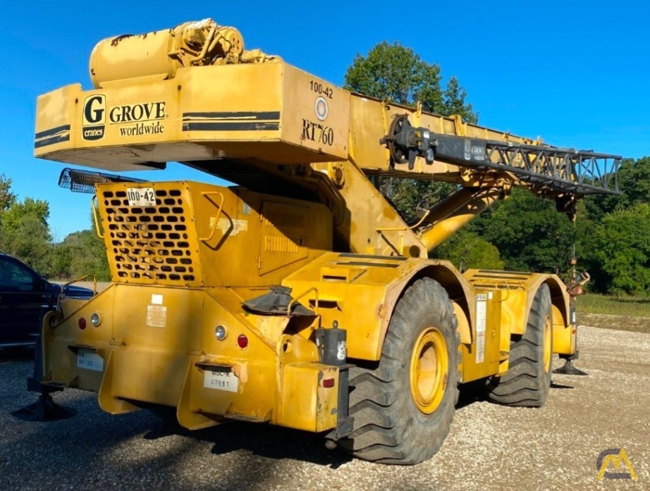Grove RT760 Rough Terrain Crane For Sale Hoists & Material Handlers ...
