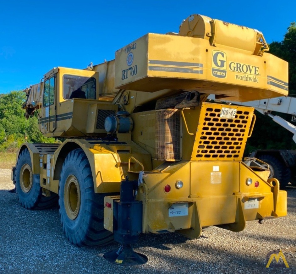 Grove RT760 Rough Terrain Crane For Sale Hoists & Material Handlers ...
