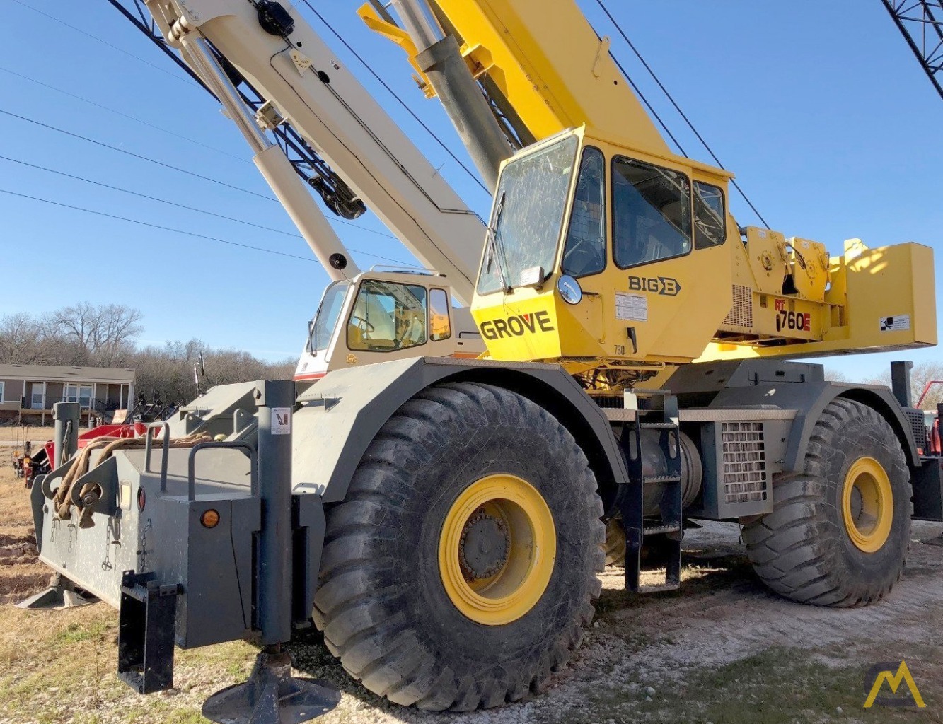 Grove RT760E 60-Ton Rough Terrain Crane For Sale or Rent Hoists ...