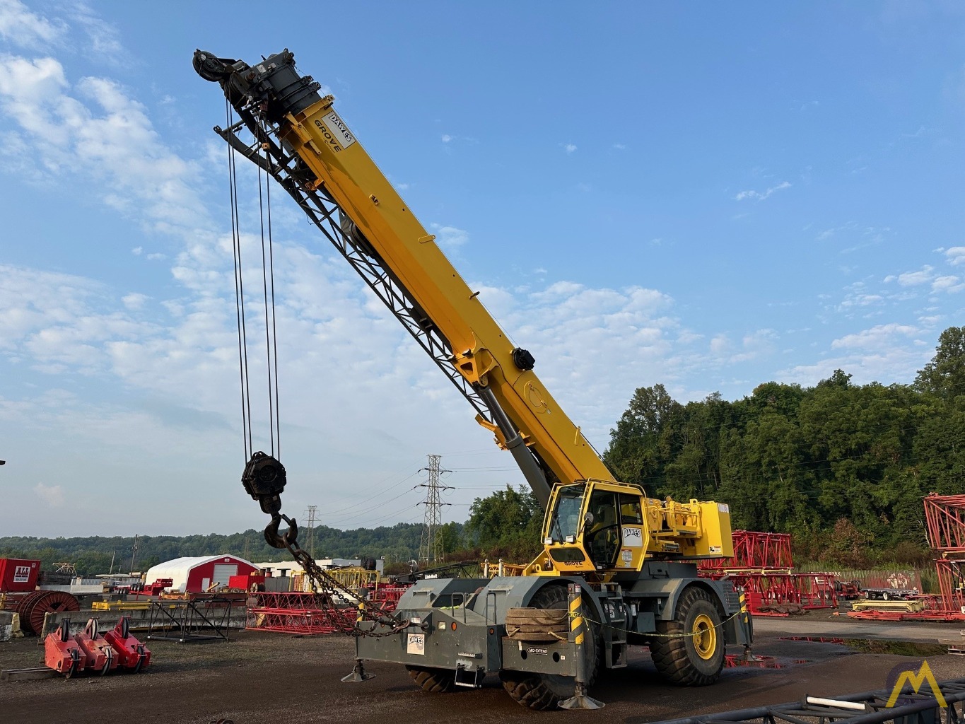 Grove RT765E Rough Terrain Crane For Sale or Rent Hoists & Material ...