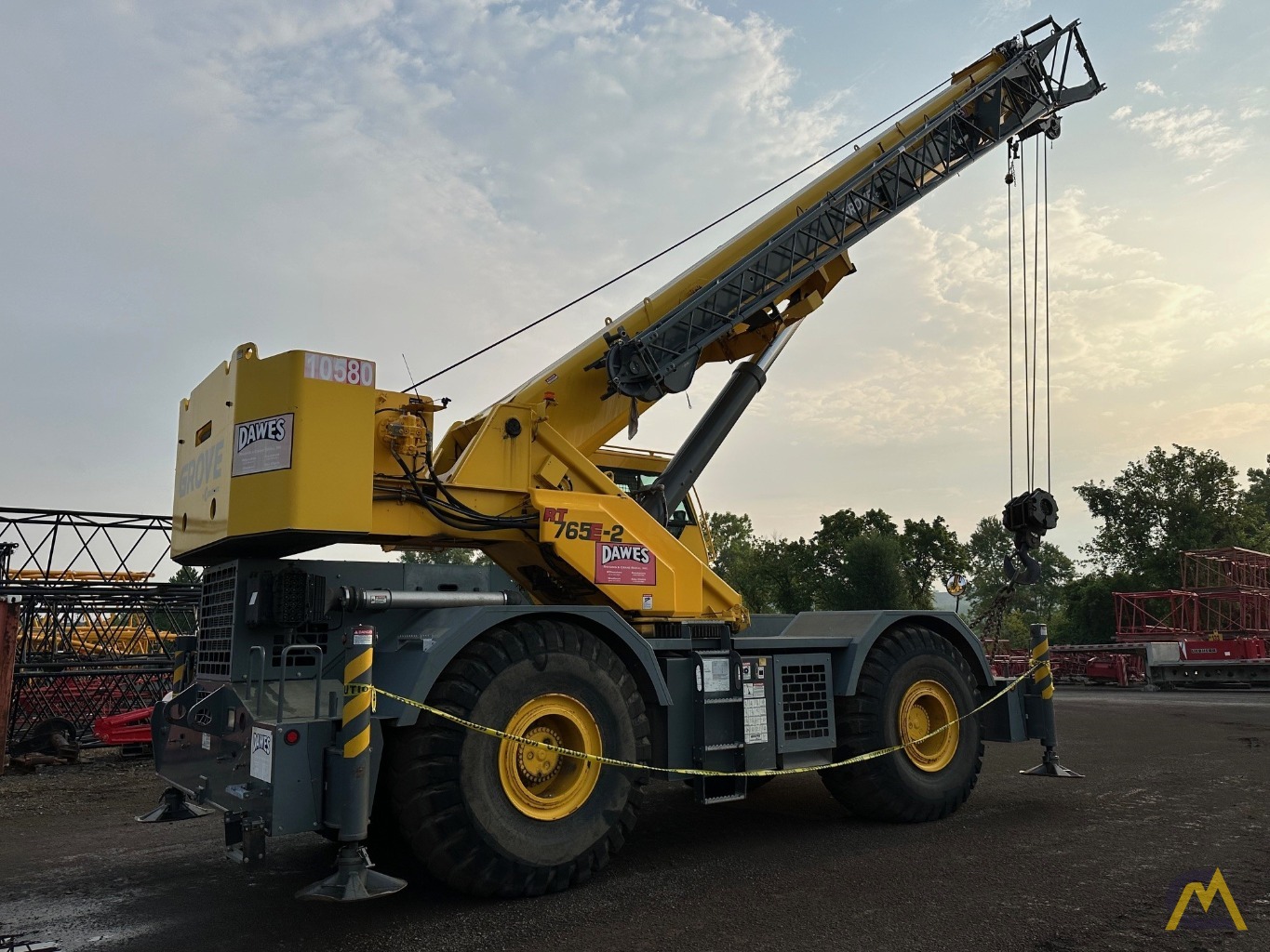 Grove RT765E Rough Terrain Crane For Sale or Rent Hoists & Material ...
