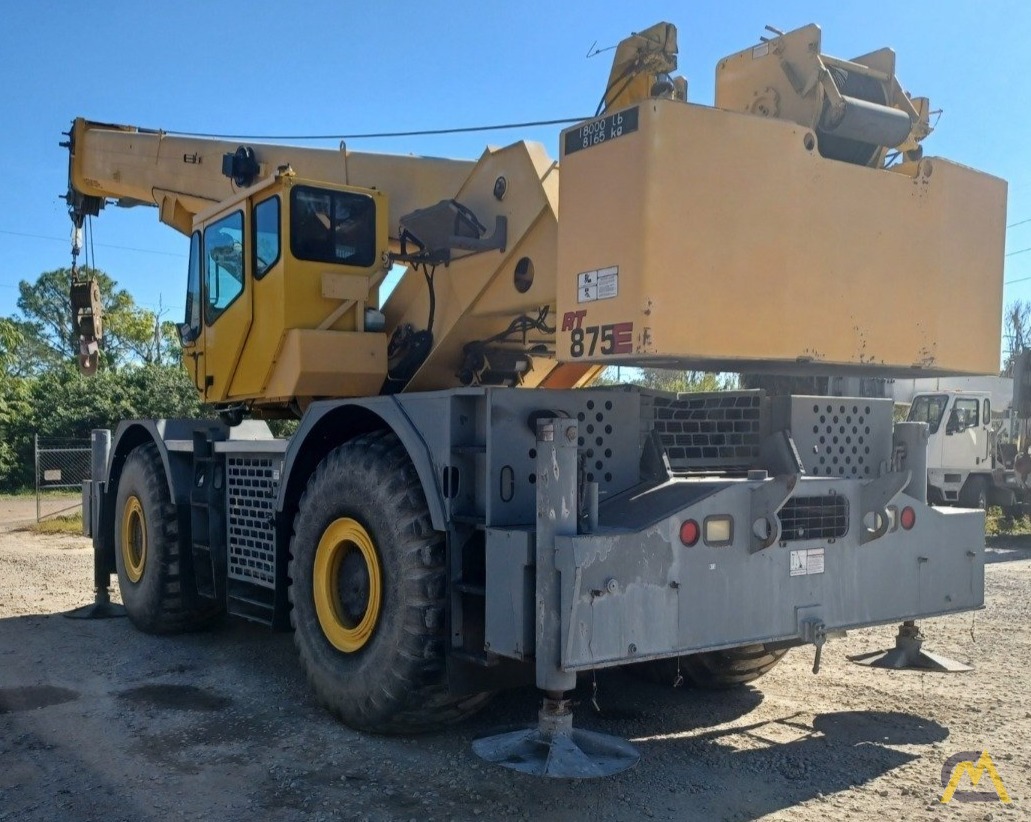 Grove RT875E 75-ton Rough Terrain Crane For Sale Hoists & Material ...