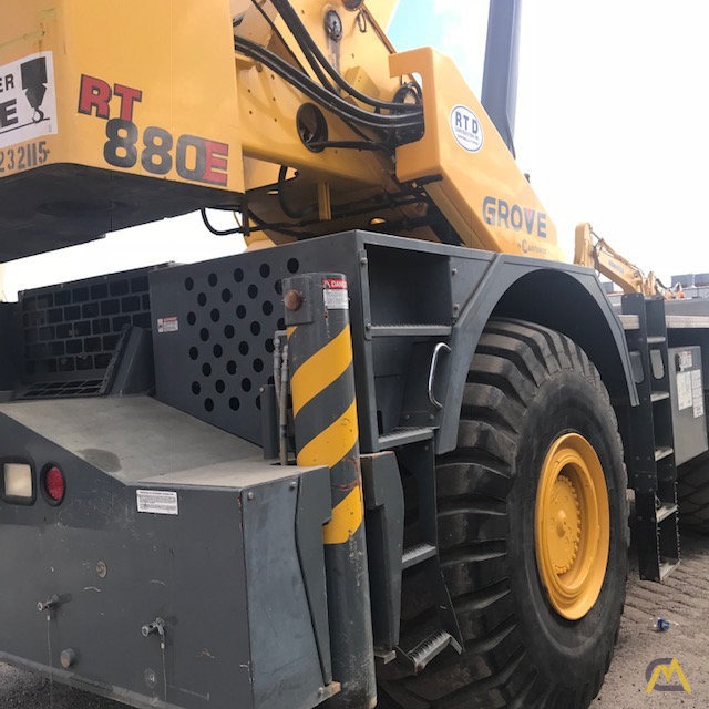 Grove RT880 80-Ton Rough Terrain Crane For Sale Hoists & Material ...