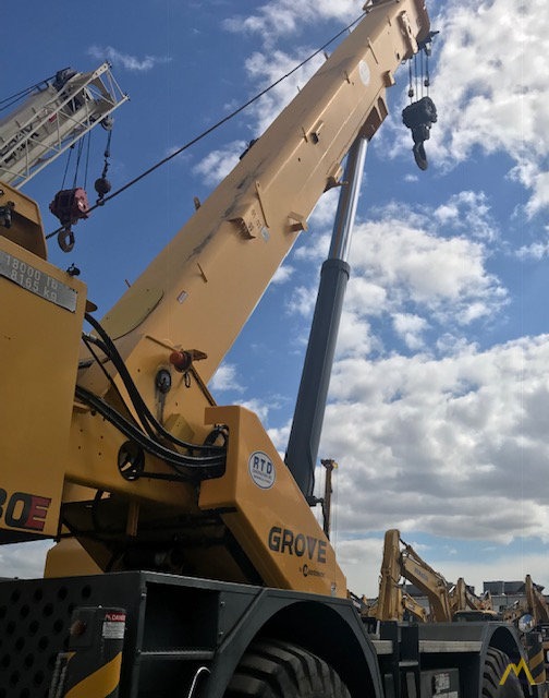 Grove RT880 80-Ton Rough Terrain Crane For Sale Hoists & Material ...