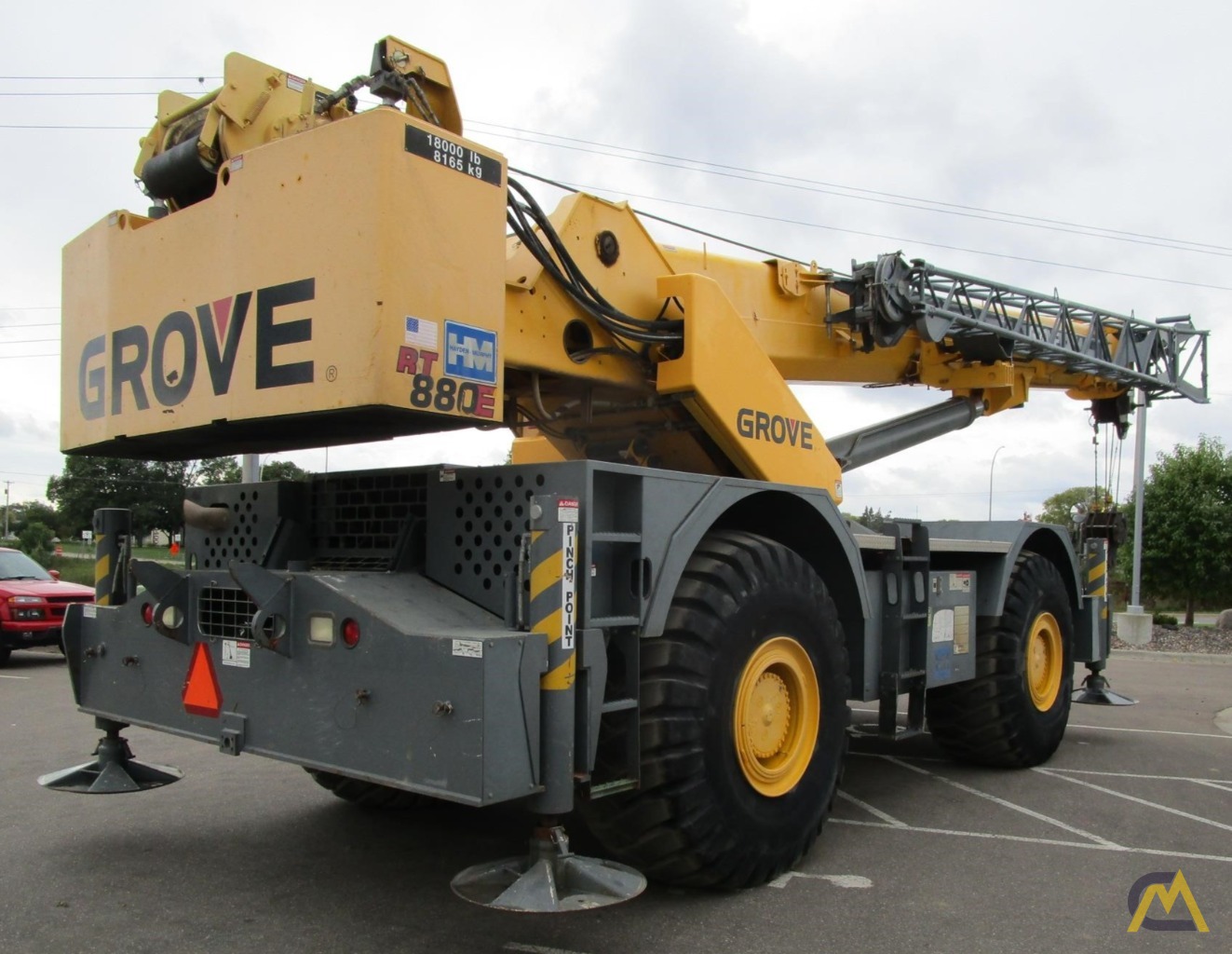 Grove RT880E 80-Ton Rough Terrain Crane For Sale or Rent Hoists ...