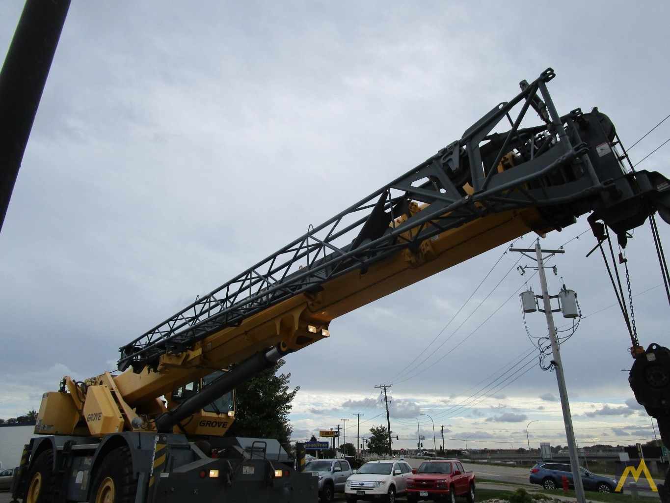 Grove RT880E 80-Ton Rough Terrain Crane For Sale or Rent Hoists ...