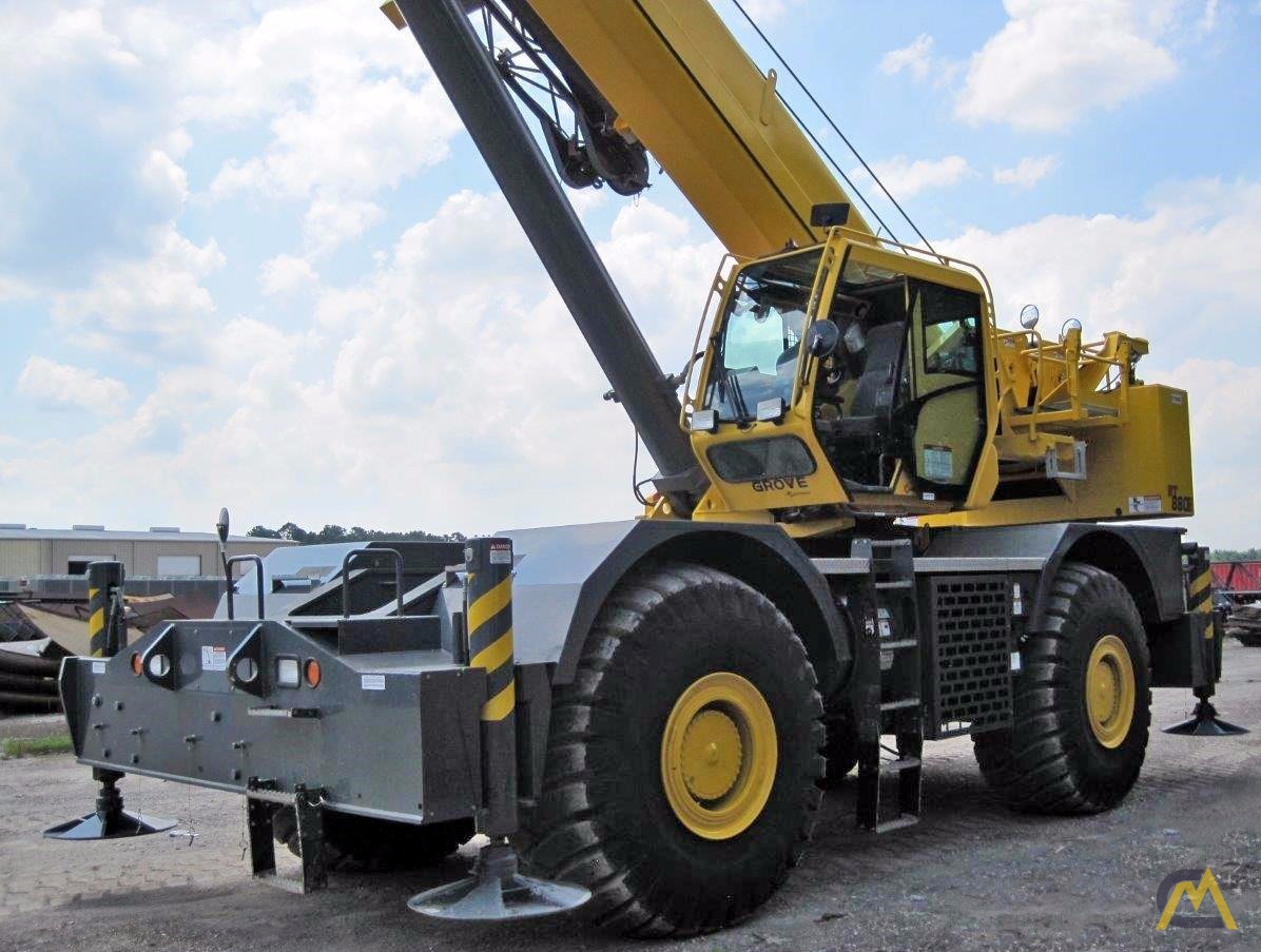 Grove RT880E 80-Ton Rough Terrain Crane SOLD Hoists & Material Handlers ...